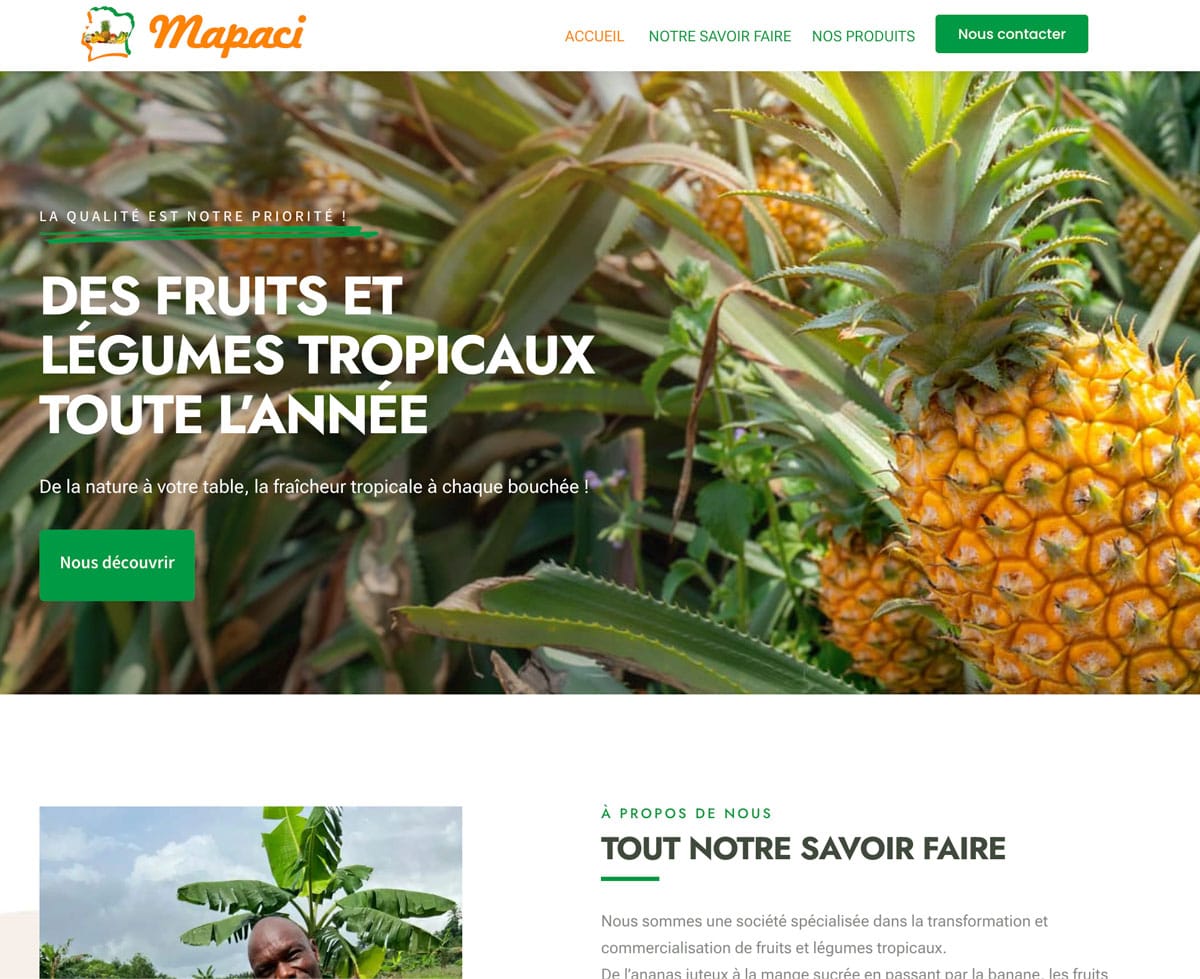 Mapaci | Notre savoir faire